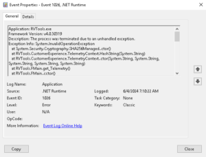 RVTools Fails to Launch with FIPS Enabled – vChamp